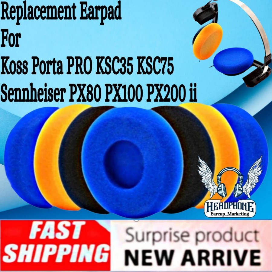 Jual Earcup Earpad Busa Headset Sennheiser PX80 PX100 PX200 PX80ii ...