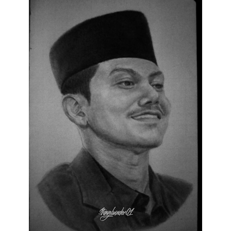 Jual sketsa lukis realis (custom)/ lukisan wajah/ gambar custom/ sketsa ...
