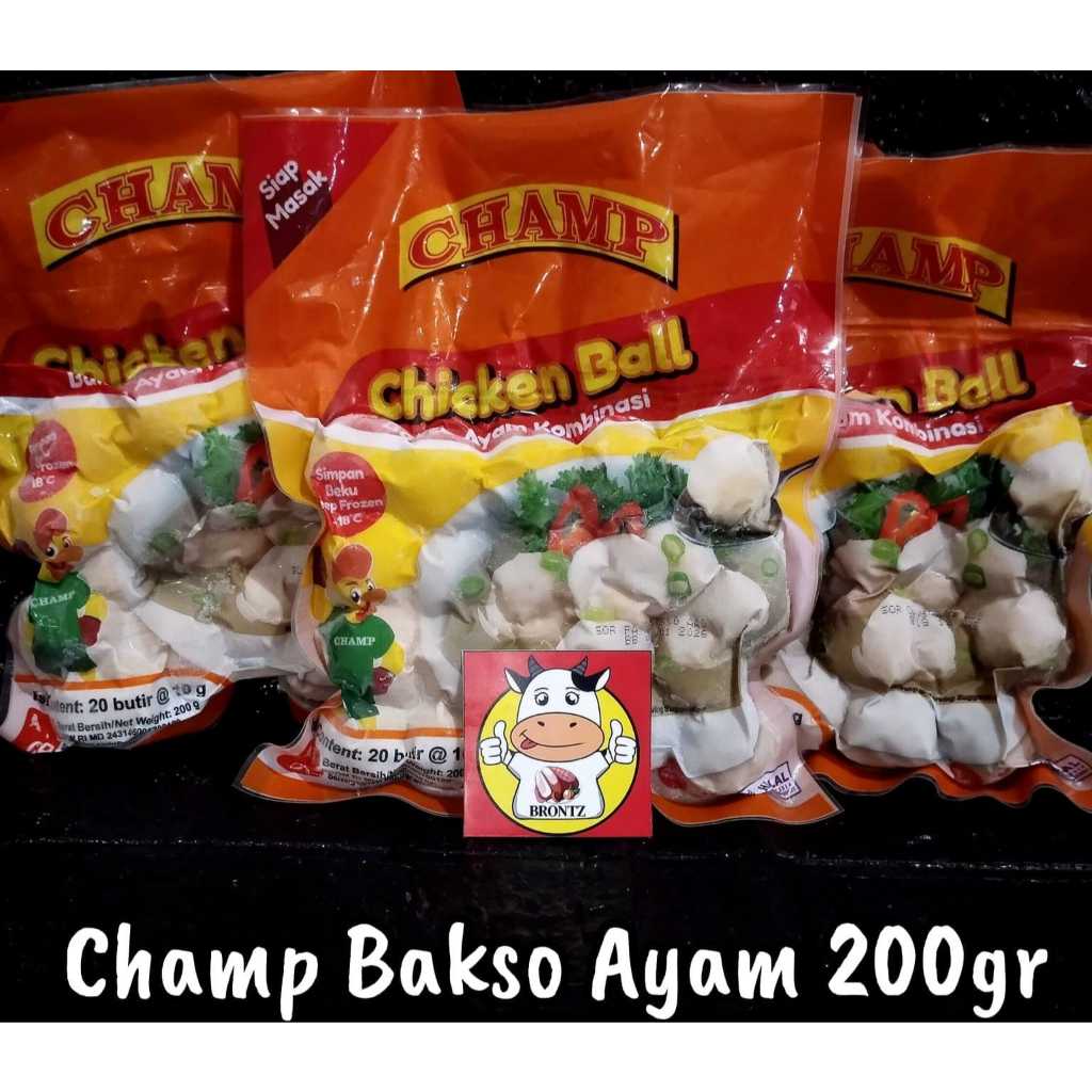 Jual CHAMP BAKSO AYAM 200GRAM 500GRAM BAKSO FROZEN - DISASS JOGJA ...