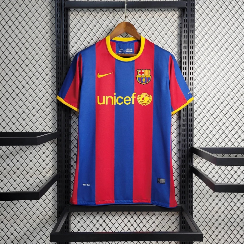 Jual Jersey Bola Retro Barcelona Home 2010/2011 Grade Classic | Shopee ...
