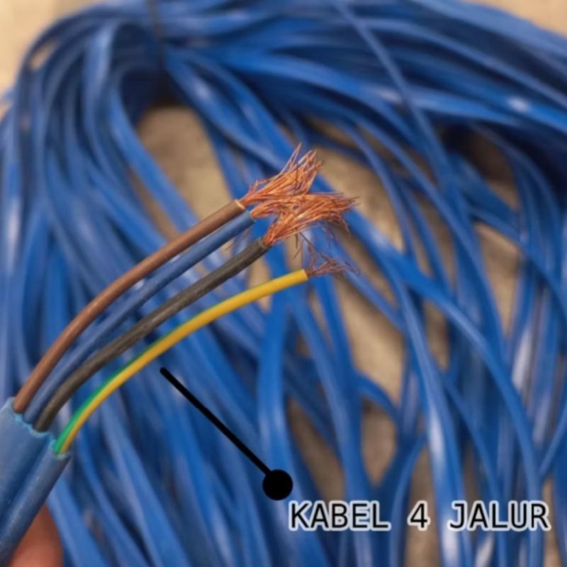 Jual Kabel Sumur Sibel 4 Jalur Ukuran 1mm Original Copotan | Shopee ...