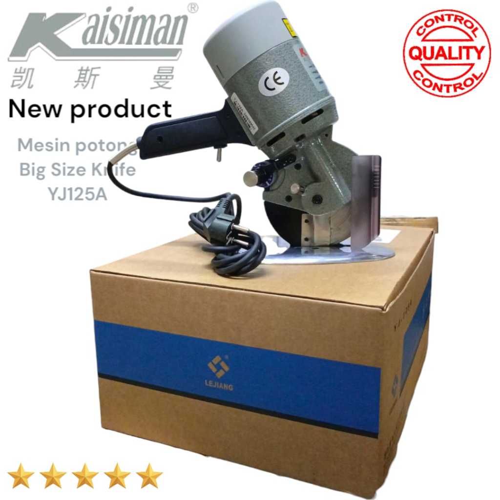 Jual alat pemotong kain/mesin potong kain merk kaisiman octa type ...
