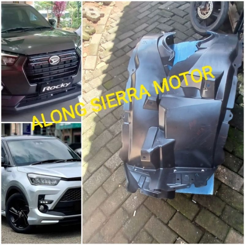Jual LINER FENDER DEPAN RAIZE ROCKY SATUAN ORIGINAL | Shopee Indonesia