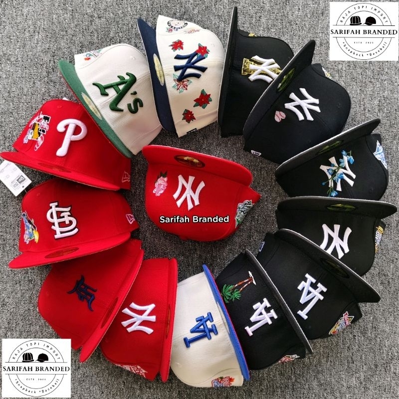 Jual Koleksi Topi MLB Fitted Build Up Import | Shopee Indonesia