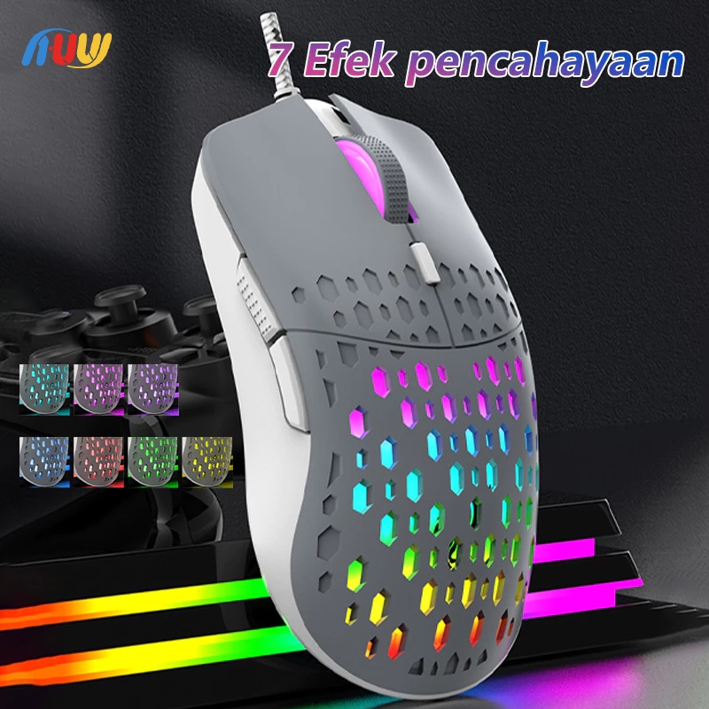 Jual HUW L3000 Keyboard Mouse 1 Set Wire Keyboard Mekanik Silent Mouse ...