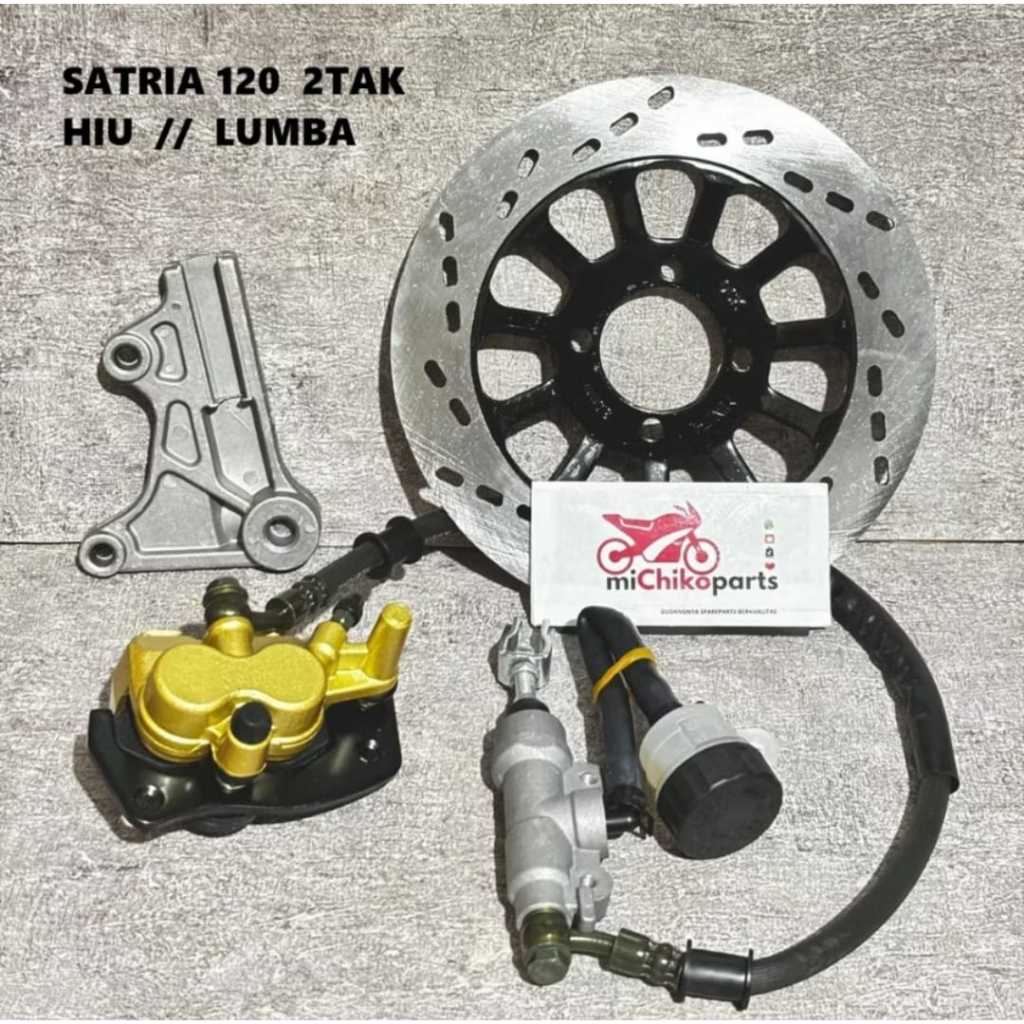 Jual Paket Master Cakram Belakang Satria 120 Lama R 2t 2tak Hiu Lumba Set Piringan Kaliper ...