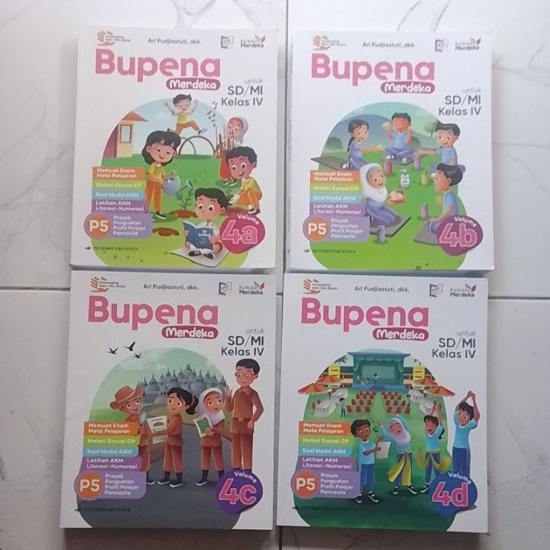 Jual BUPENA SD/MI KELAS 4A, 4B,4C,4D KURIKULUM MERDEKA | Shopee Indonesia