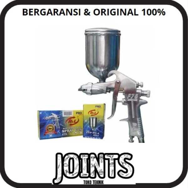 Jual H&L Spray Gun F75 Spet Alat Semprot Cat Angin Kompresor Tabung ...