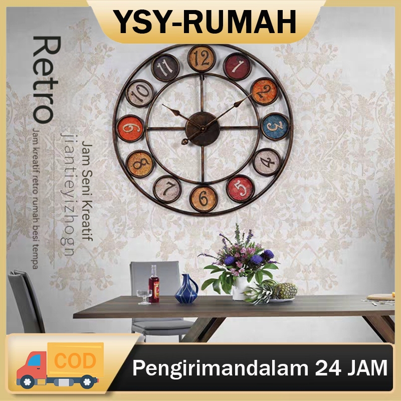 Jual Latar Belakang Jam Dinding Kreatif Jam Dinding Sederhana Jam ...