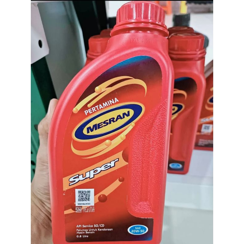 Jual oli mesran super 800ml original produk pertamina | Shopee Indonesia