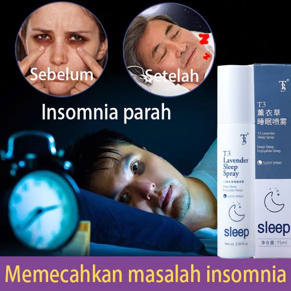 Jual [100% Ori] Sleep Spray Obat Lelap Obat Susah Tidur Insomnia Obat ...