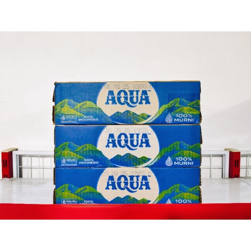 Jual Aqua Cube 220ml (1 Dus isi 24 Botol) | Shopee Indonesia