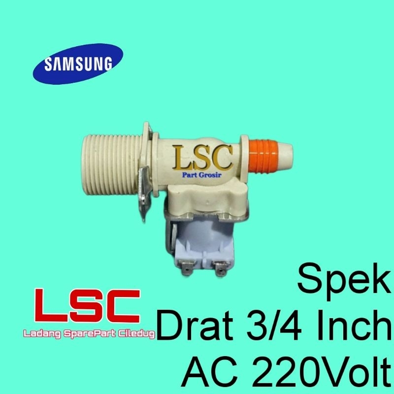Jual Selenoid Mesin Cuci Samsung Kran otomatis Water Inlet Ac 220V ...