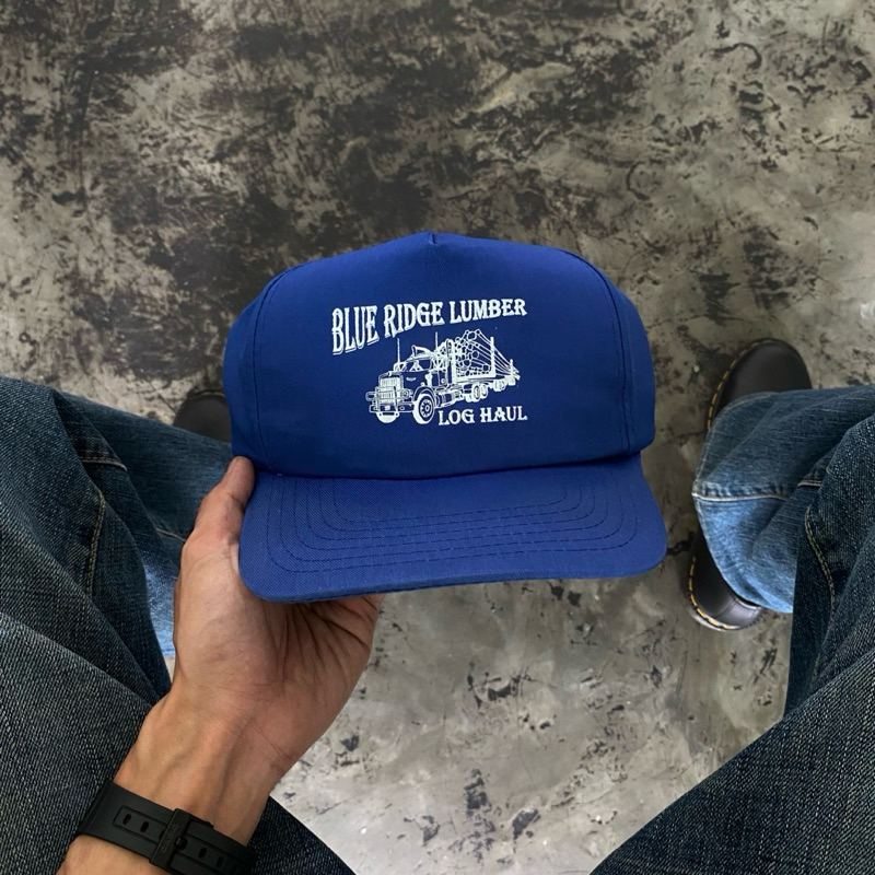 Jual VINTAGE HAT - BLUE RIDGE LUMBER (New Old Stock) | Shopee Indonesia