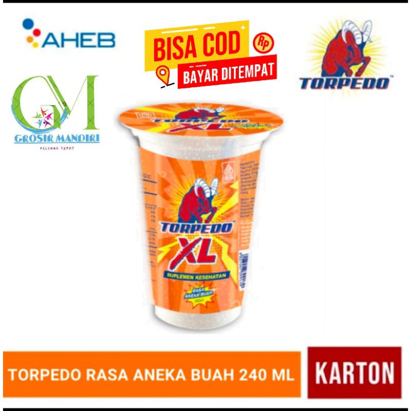 Jual Torpedo XL 240ml (1 Karton 24 Cup) | Shopee Indonesia