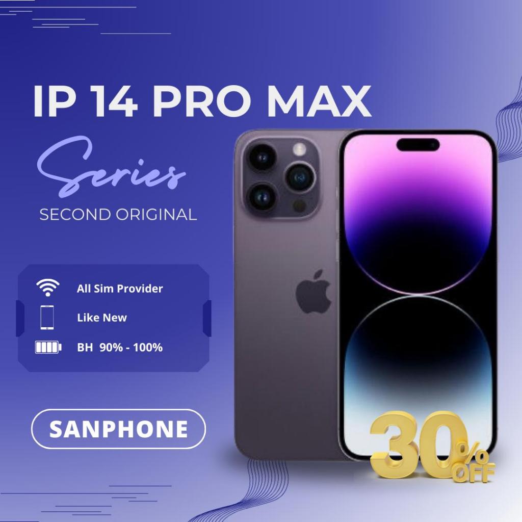 Jual IP 14 PRO MAX 256GB/128GB SECOND ORIGINAL | Shopee Indonesia