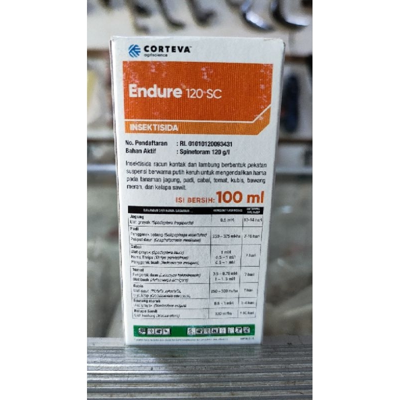 Jual Insektisida Endure 120 SC 100 ml Bahan ktif Spinetoram | Shopee ...