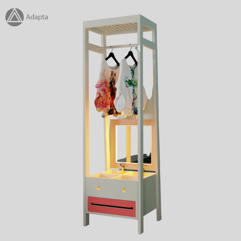 Jual Adapta - Stand Hanger Kombinasi Minimalis Aesthetic – Rak Wardrobe ...