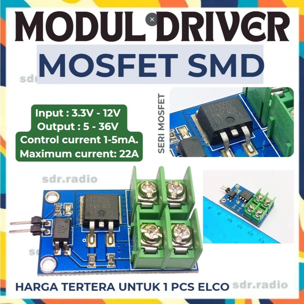 Jual Modul Mosfet driver SMD MOSFET MOS FET modul driver | Shopee Indonesia