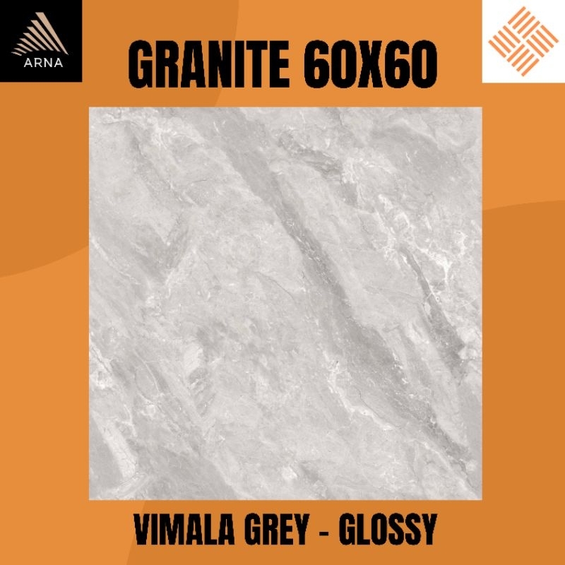 Jual GRANITE LANTAI 60X60 VIMALA GREY KW1 | GLOSSY | ARNA | Shopee ...