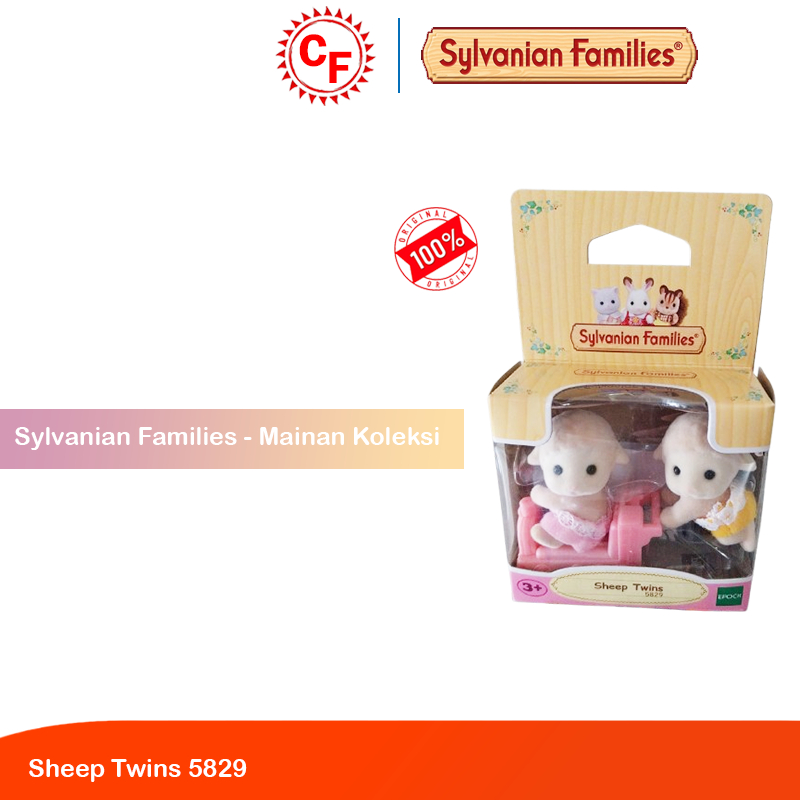 Jual Original Sylvanian families sheep twins 5829 | Shopee Indonesia