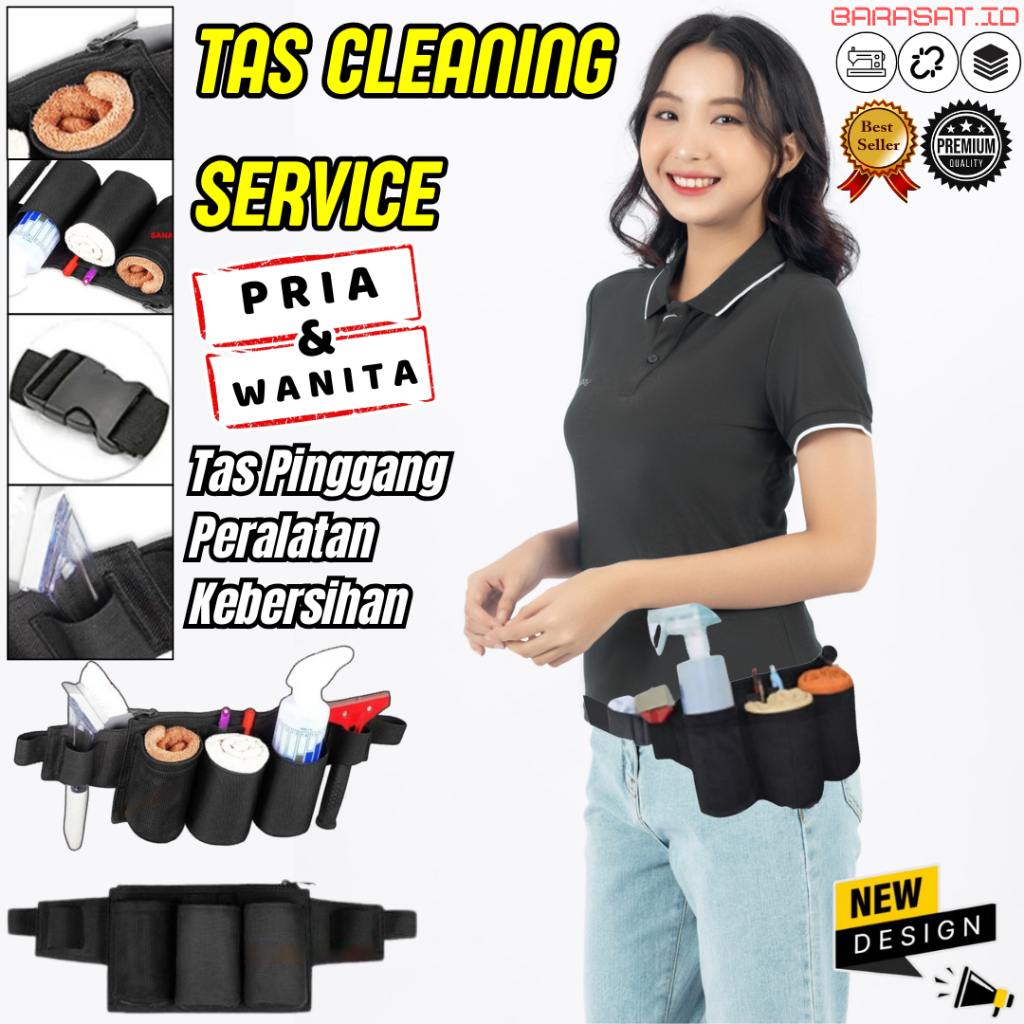 Jual Tas Pinggang Cleaning Service OB / Sabuk Tas Tempat Alat ...