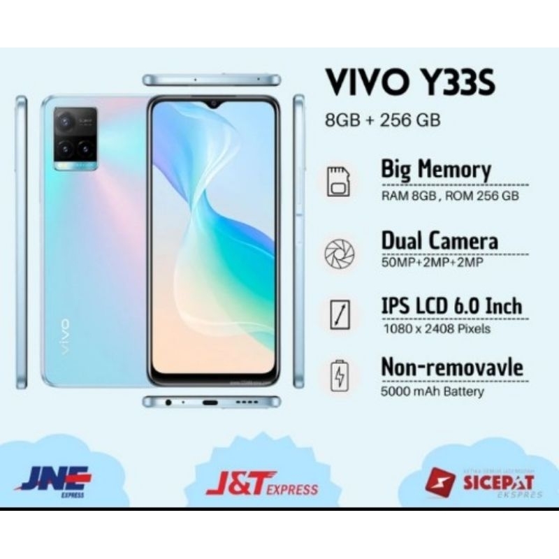 Jual PROMO HP VIVO Y33S 8GB 256GB GARANSI 2 TAHUN | HP VIVO MURAH ...