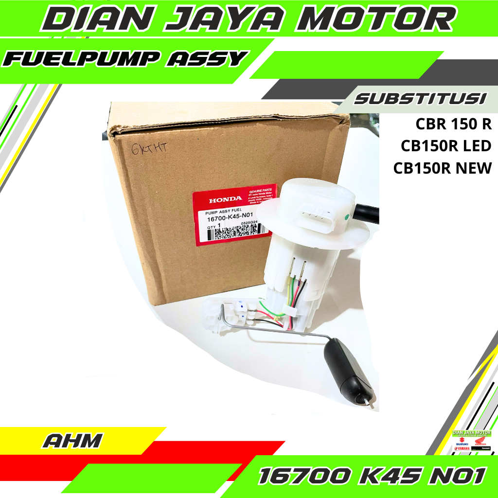Jual AHM 16700-k45-N01 Pompa bensin fulpam pulpam Fuelpump assy CBR 150 ...