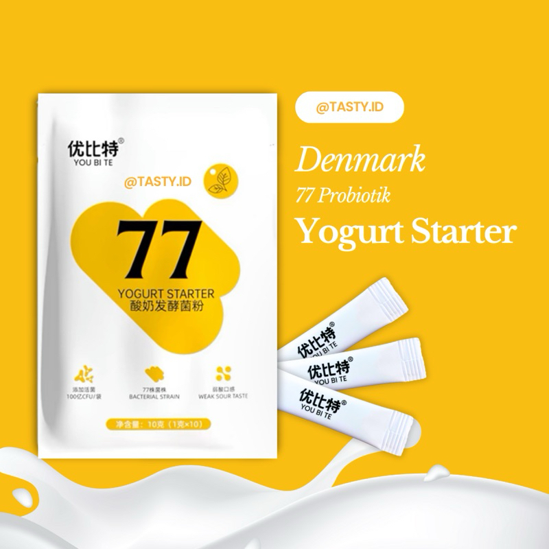 Jual Yogurt Starter 77 Denmark / Yogurt Culture / Kultur Yogurt / Bibit ...