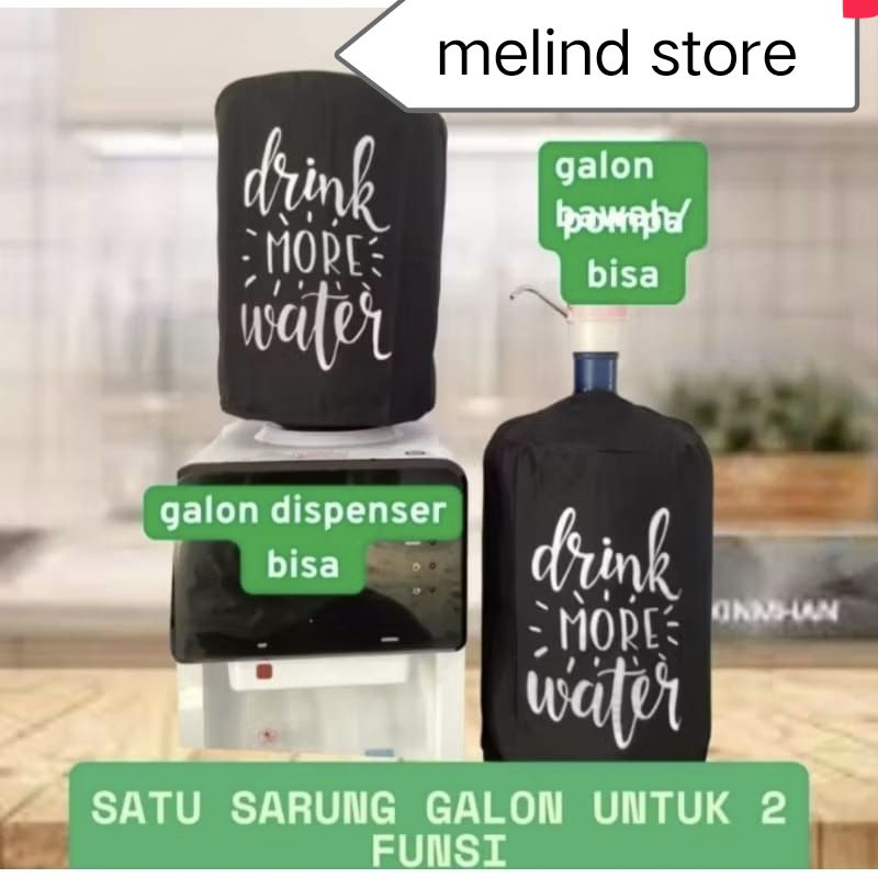 Jual M1 Melind_Store Sarung Galon Dispenser Aesthetic Multifungsi 2in1 ...