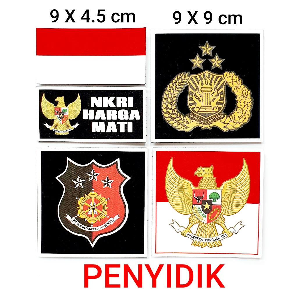 Jual Logo Tribrata Penyidik BNN Lencana Kewenangan Mabes Bareskrim ...