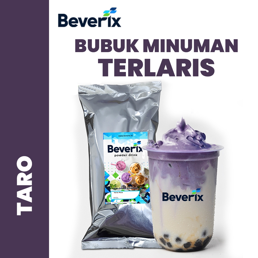 Jual BEVERIX Bubuk Sticky Milk Rasa Taro Serbuk Minuman Dalgona Es ...
