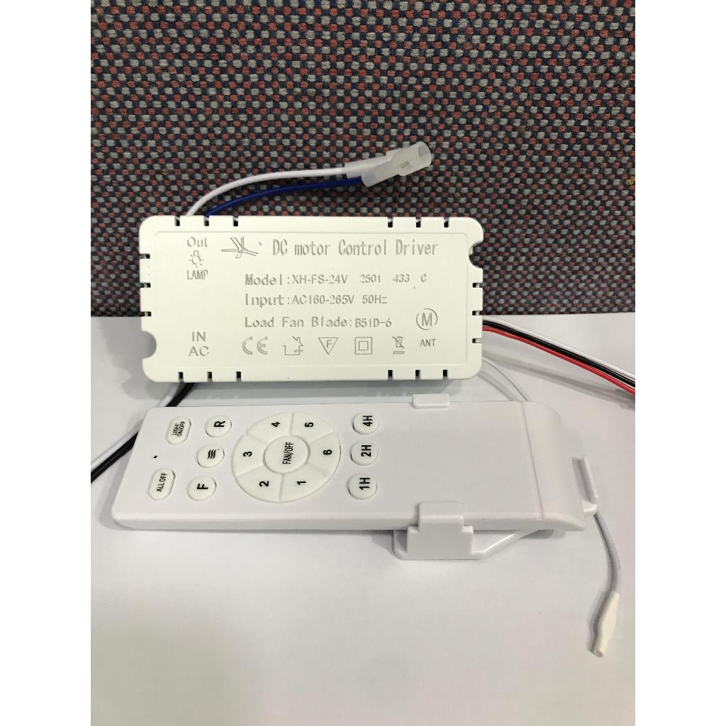 Jual DC Motor Control Driver DAN REMOTE CONTROL UNTUK KIPAS XH-FS-24V ...