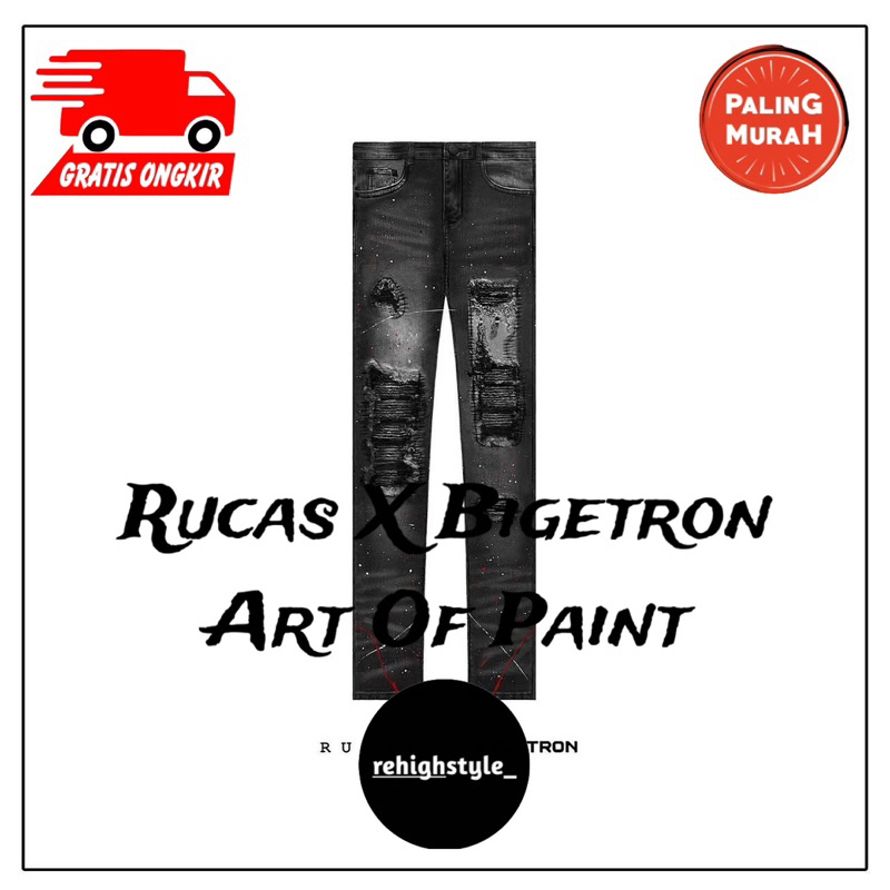 Jual CELANA RUCAS BIGETRON ART OF PAINT | Shopee Indonesia