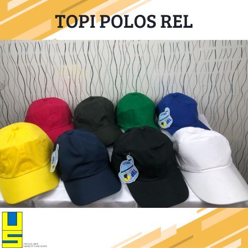 Jual TOPI POLOS REL | Shopee Indonesia