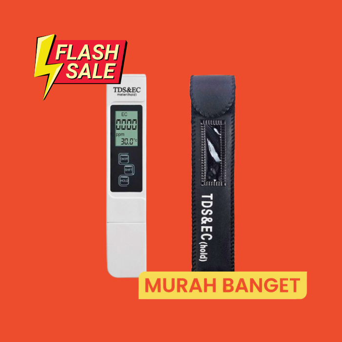 Jual tds meter ec meter 3 in 1 EC TDS water tester alat ukur kualitas ...