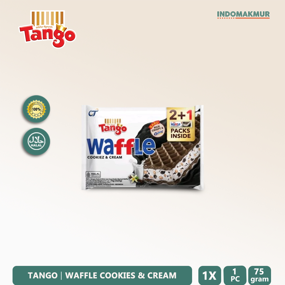Jual IDM - Tango Waffle Cookies & Cream | Shopee Indonesia