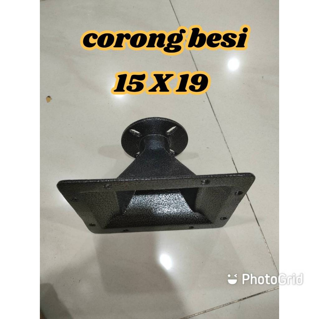 Jual CORONG TWEETER 15X19 FULL BESI / HORN TWEETER 15 X 19 FULL BESI ...