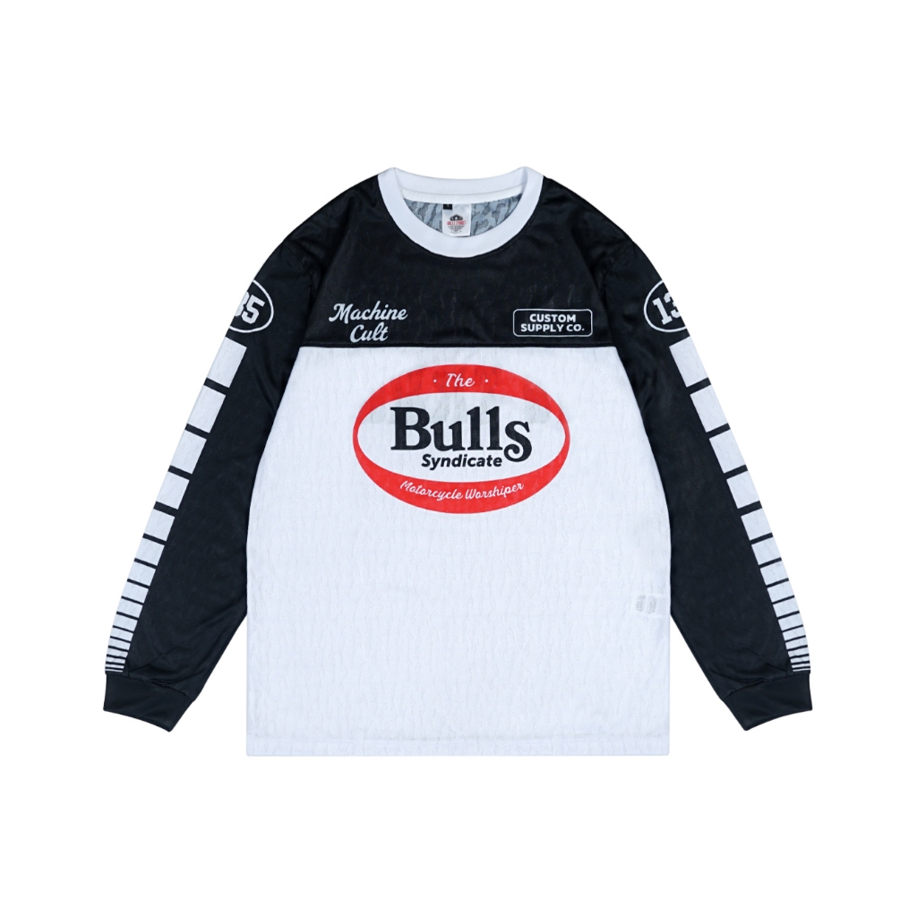 Jual BULLSSYNDICATE JERSEY COBBY BLACK WHITE | Shopee Indonesia