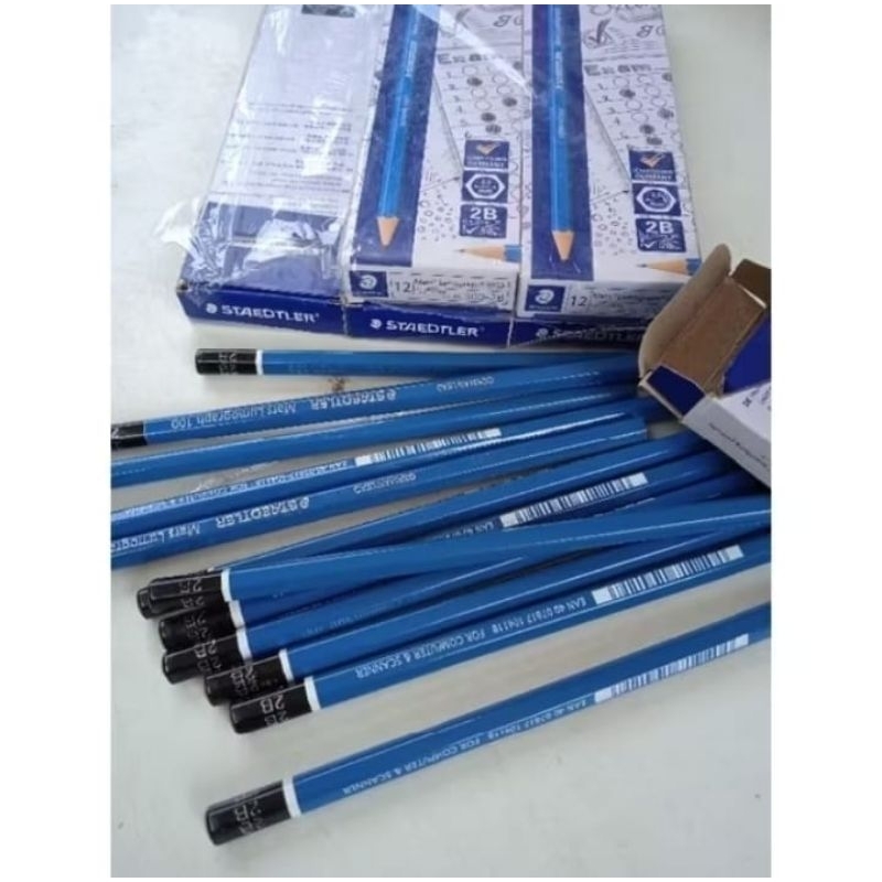 Jual Pensil STEADTLER 2B Satu Lusin Isi 12 Pcs | Shopee Indonesia