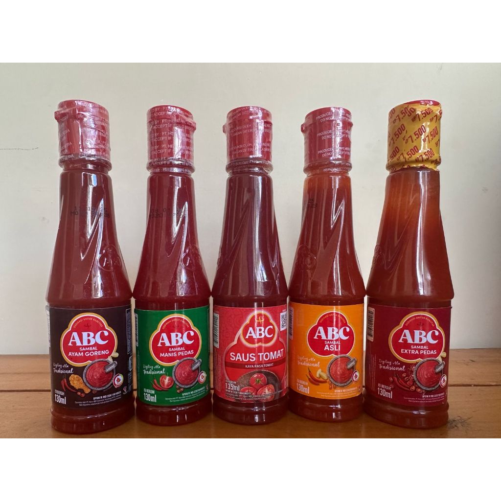 Jual ABC Saus Tomat Botol 135 ML ABC Sambal All Varian Botol 130ml ...