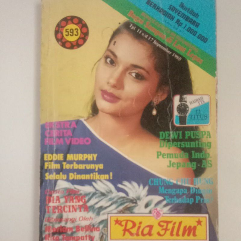 Jual Majalah Ria Film Tahun 1985 Cover Prof Icha Fawzi SH | Shopee ...