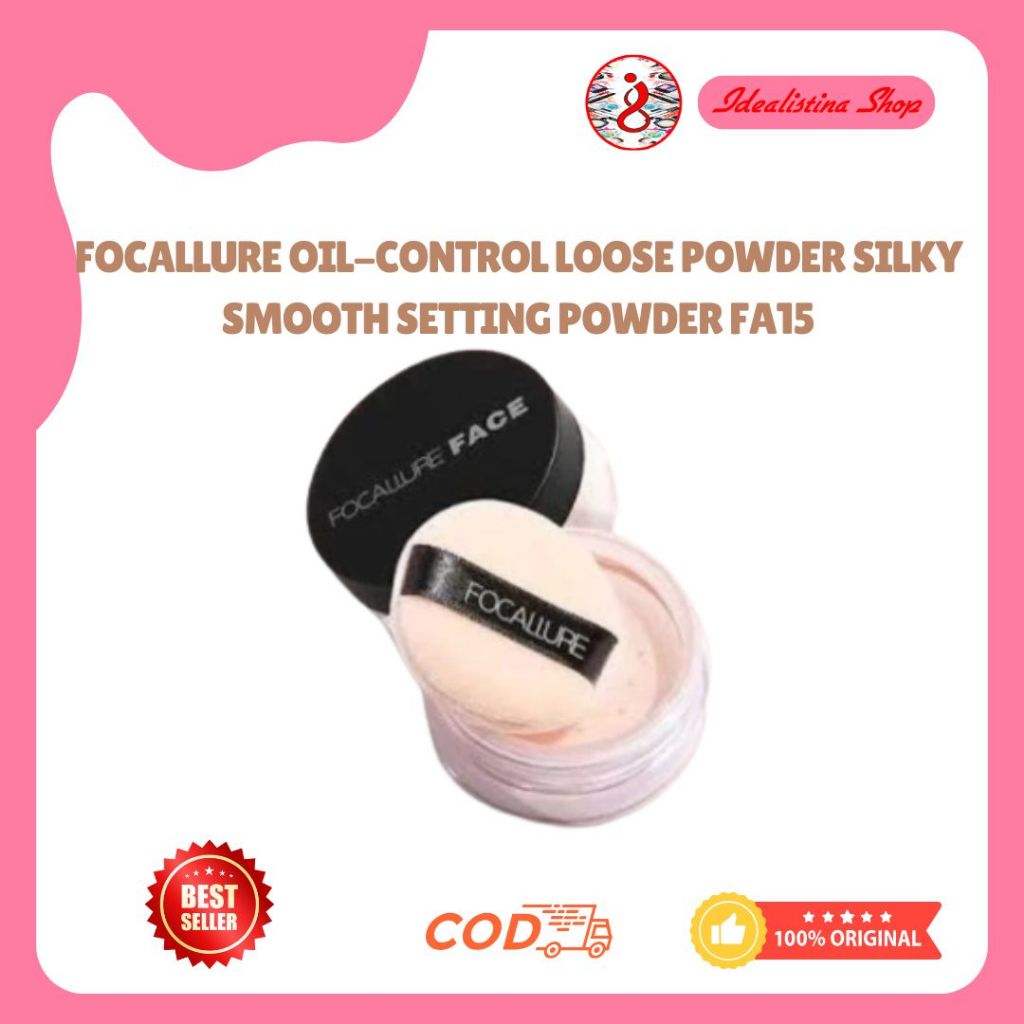 Jual Focallure Oil-Control Loose Powder Silky Smooth Setting Powder ...