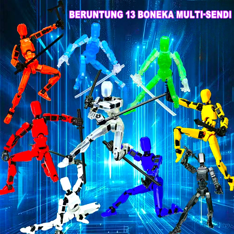 Jual DIY Dummy 13 Articulated action figure Mainan Pergeseran Bentuk ...