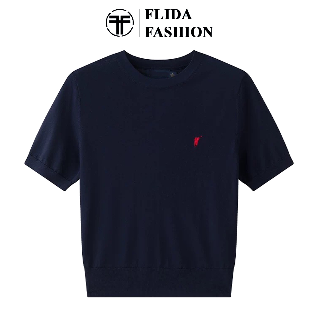 Jual FLIDA FASHION B183 Kaos Knit Kemeja Berlengan Pendek dengan Bordir ...