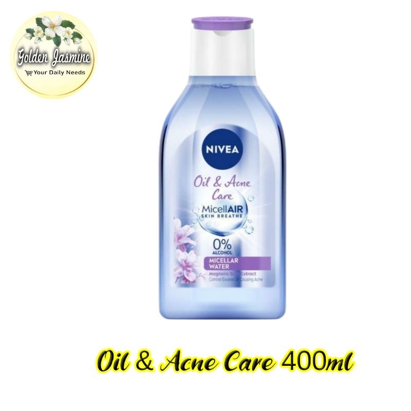 Jual Nivea Micellar Water MicellAir 400ml Oil & Acne Care 400 ml ...