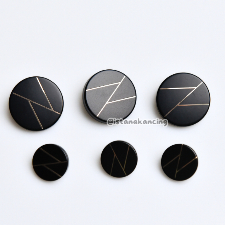 Jual Kancing Baju Blazer Cantik Mewah Unik Kancing Jamur Othello Black ...