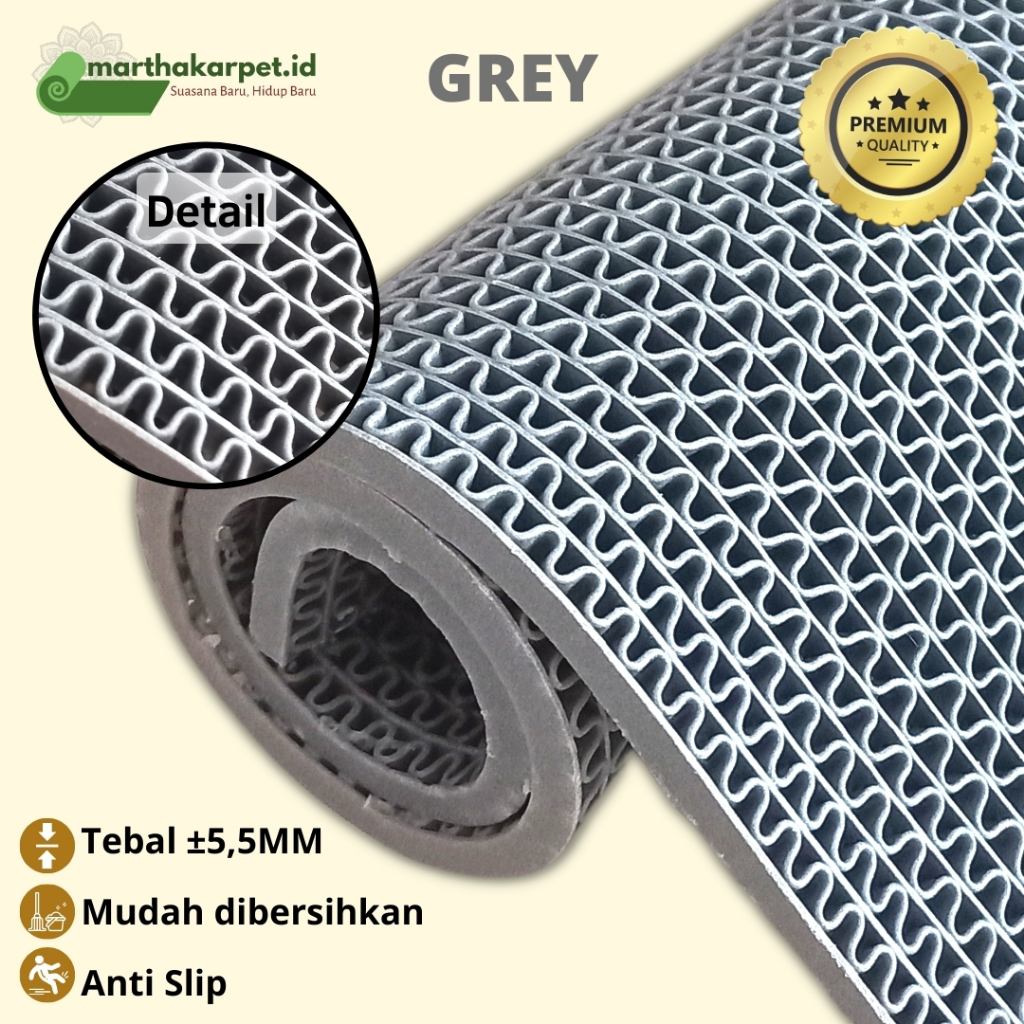 Jual Karpet PVC Kamar Mandi 1m x 1.2m , S Mat, Keset PVC ANTI SLIP ...