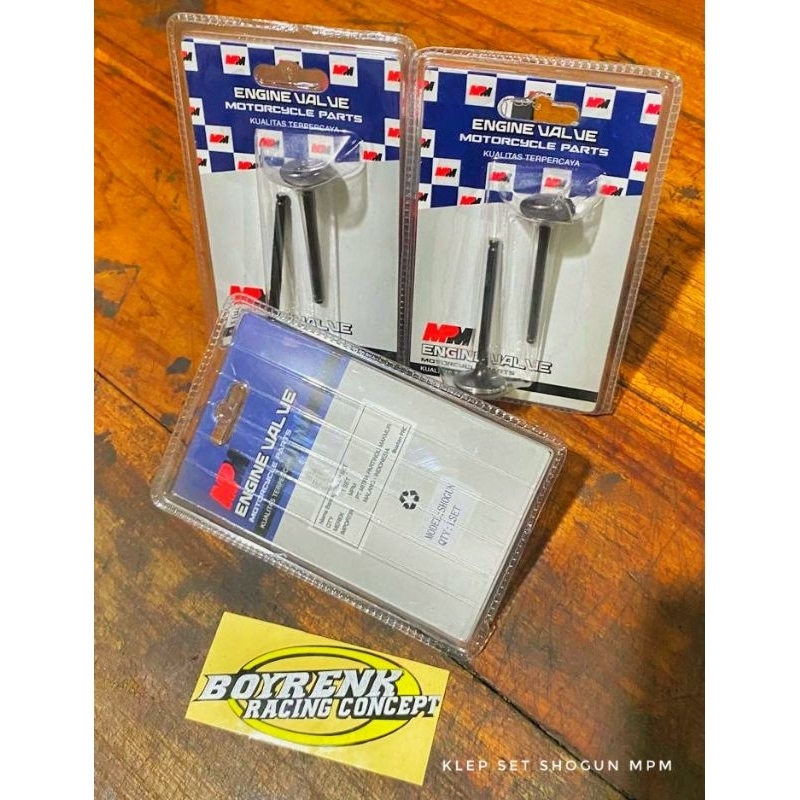Jual KLEPSET/PAYUNG KLEP/VALVE IN EX SHOGUN 110 MPM BOYRENK RACING CONCEPT | Shopee Indonesia
