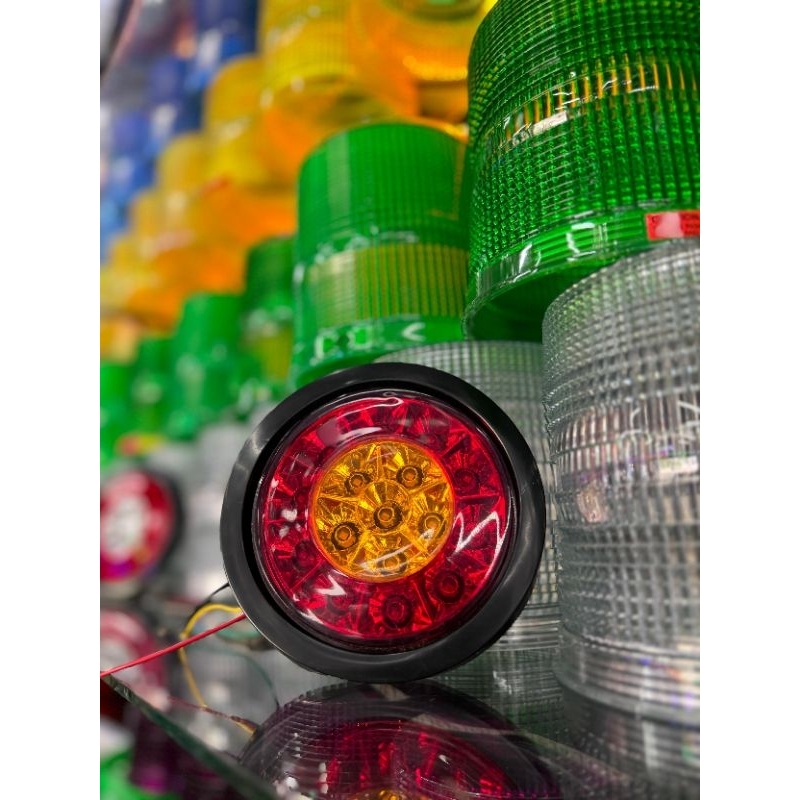 Jual lampu stop bulat truck oscard DC 24 volt | Shopee Indonesia